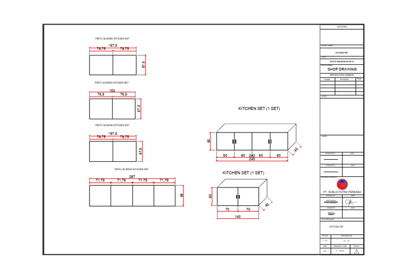 KICHEN SET-Layout1 | PDF | Technical Drawing | Drawing