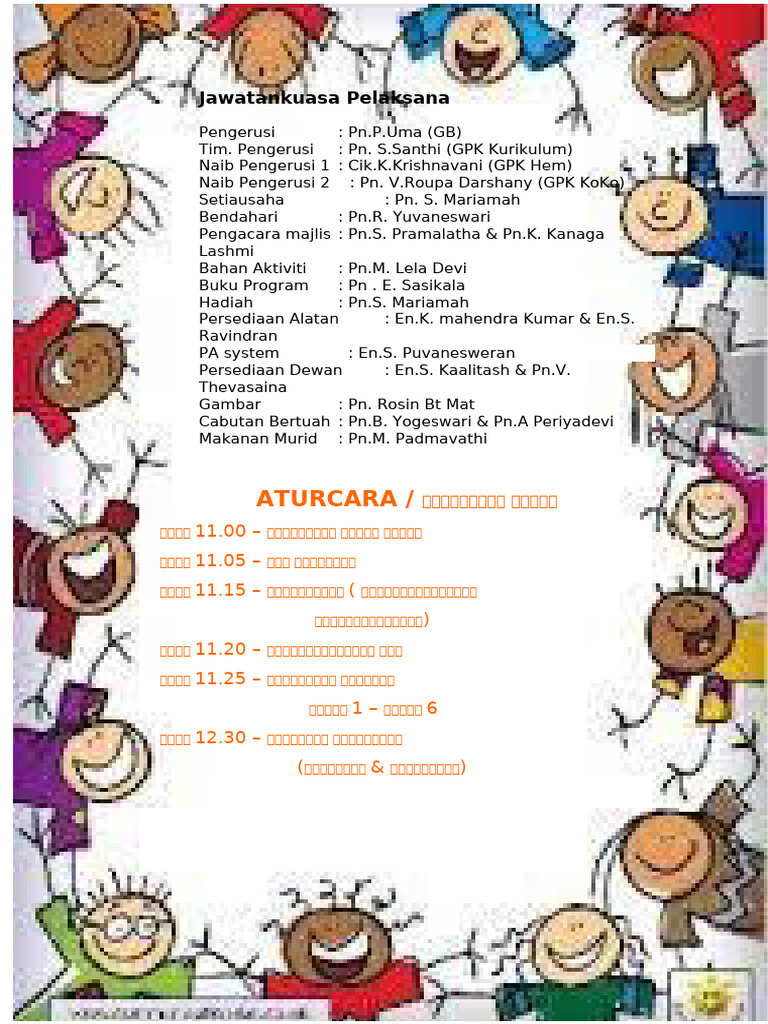 1. buku program mesra riang | PDF