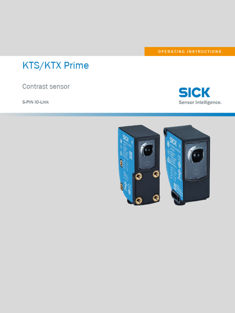 Operating Instructions Kts KTX Prime 5 Pin Io Link en Im0071947 | PDF | Electrical Wiring ...