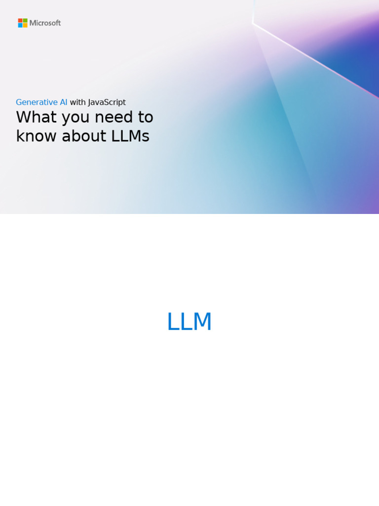 01 Llms | PDF