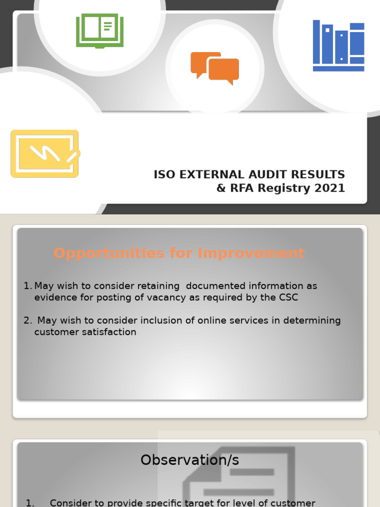 Internal Quality Audit Presentation | PDF | Business