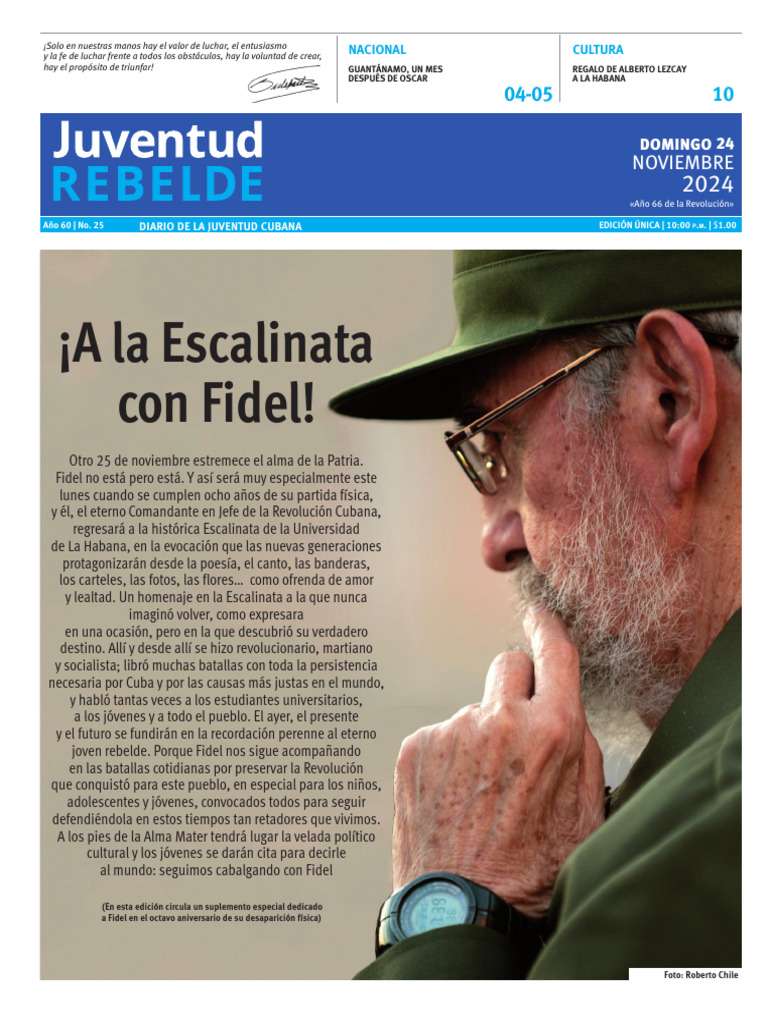 Juventud Rebelde-Cuba (24!11!24) | PDF | Cuba | la Habana