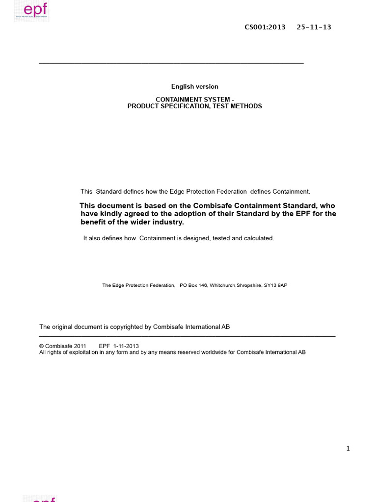 Containment Sysytems | PDF | Strength Of Materials | Force