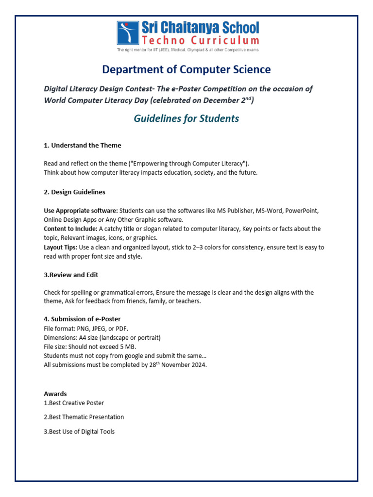 Guidelines for Students | PDF