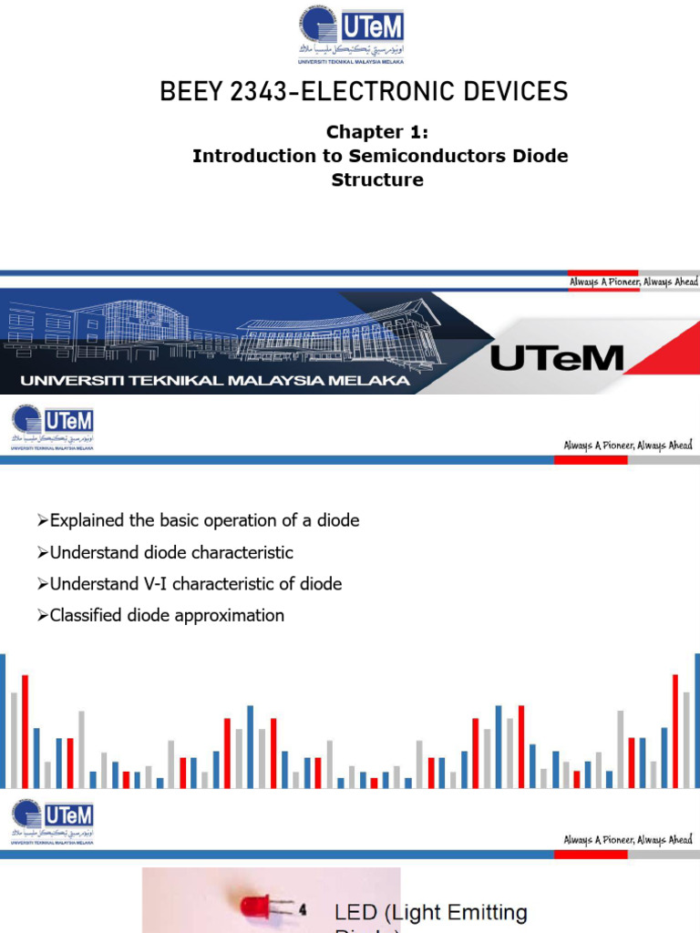 Chapter 1 Introduction To Semiconductors Diode | PDF | P–N Junction | Diode