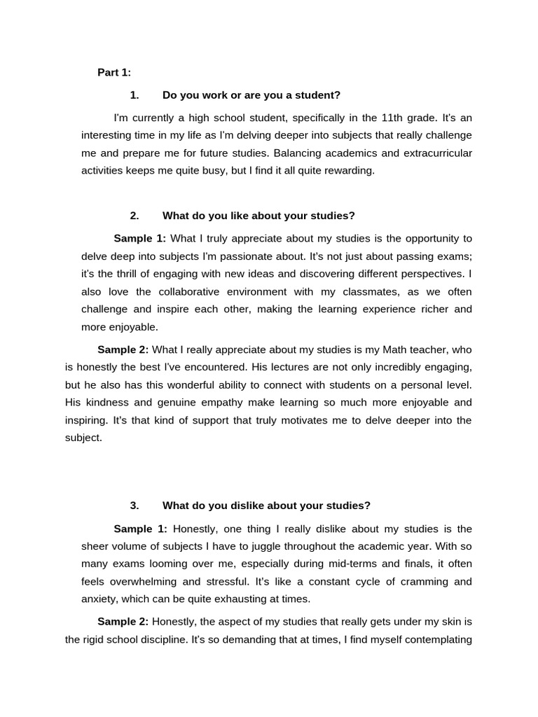 Speaking Test 2 Sample Answer | PDF | Artificial Intelligence ...