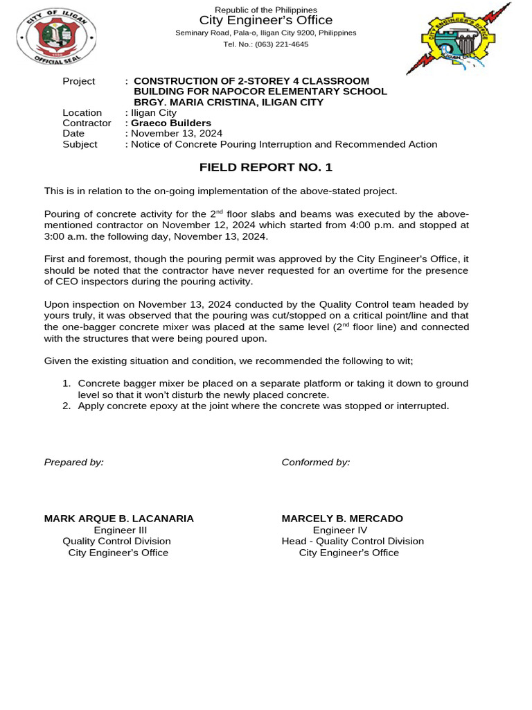 NAPOCOR - Working File | PDF