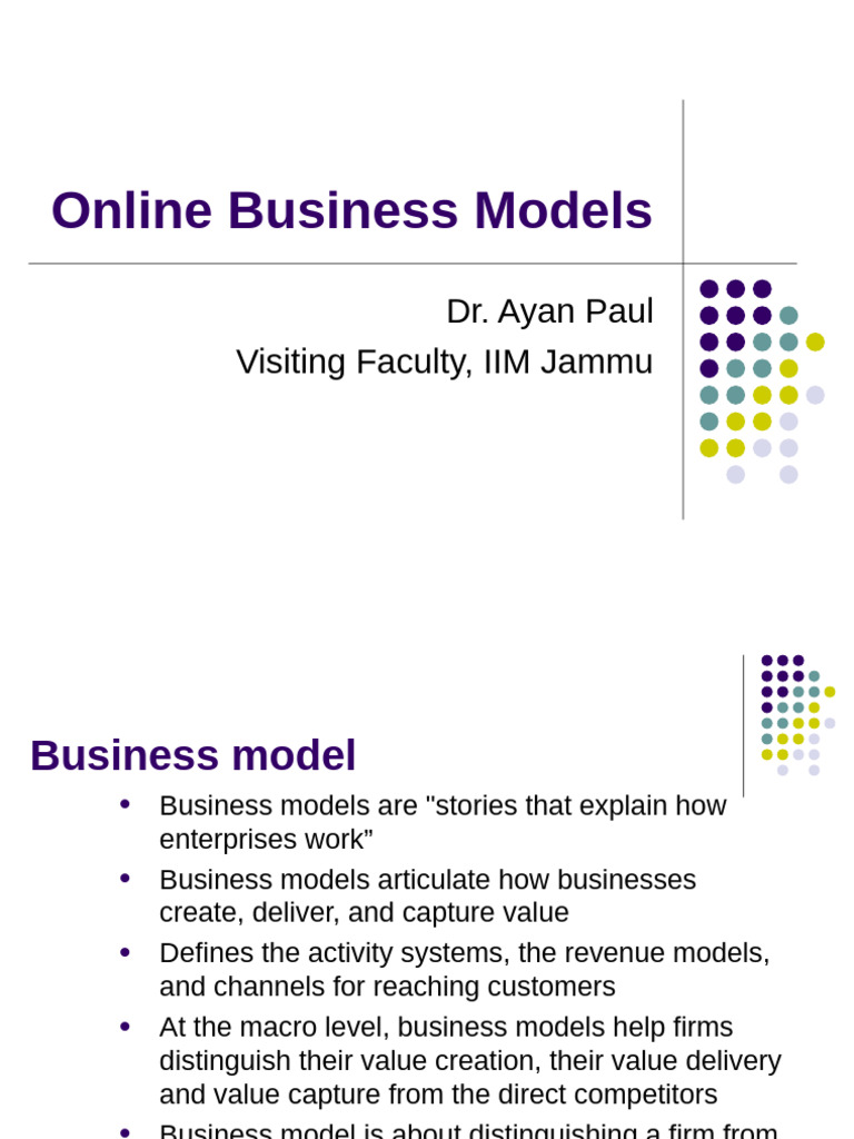 Business Model | PDF | Adverse Selection | Business Model