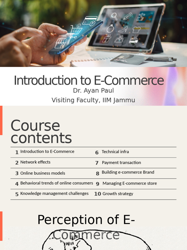 E Com Intro - Updated | PDF | E Commerce | Marketing