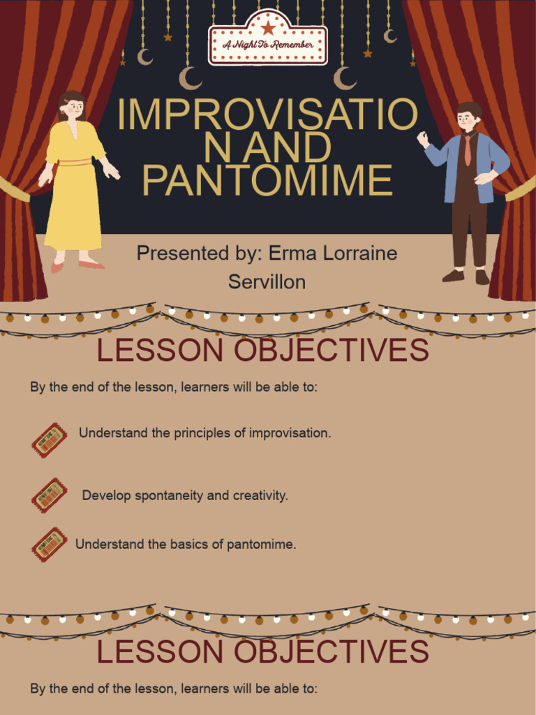 Improv and Pantomime | PDF | Improvisational Theatre | Improvisation