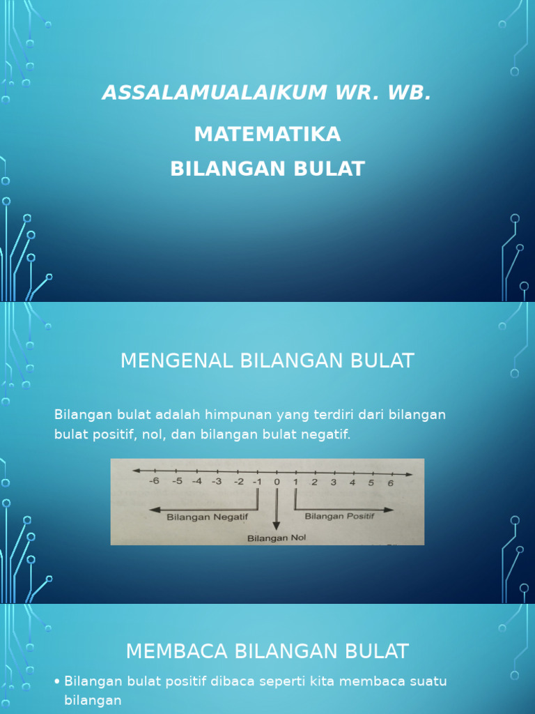 Bilangan Bulat | PDF
