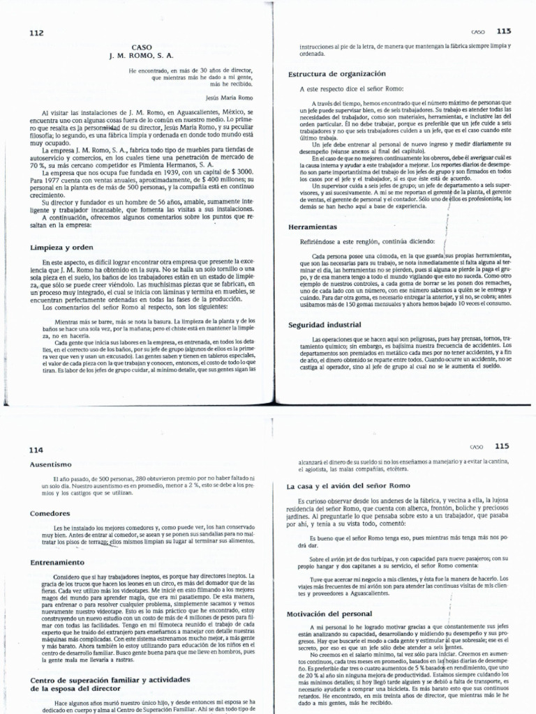 Caso-J M - Romo-S A | PDF
