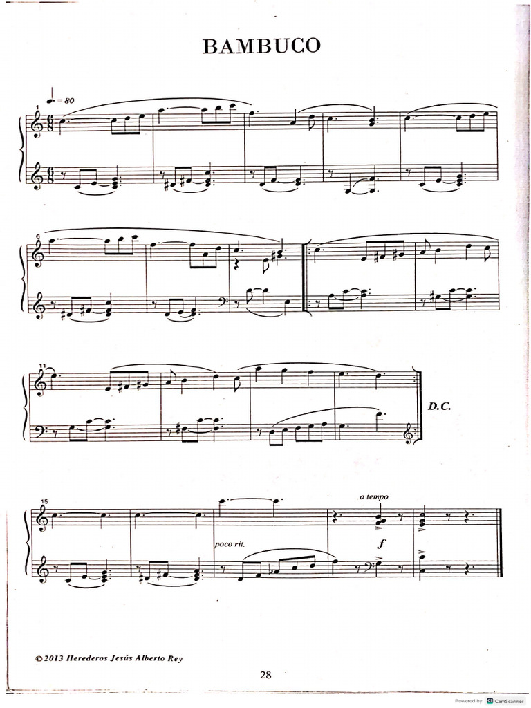 Bambuco en Do Chucho | PDF