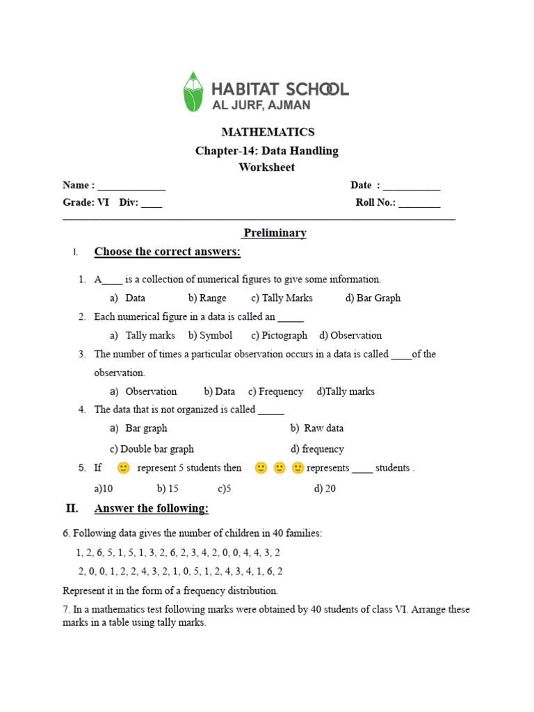 Ch-14 Data Handling | PDF