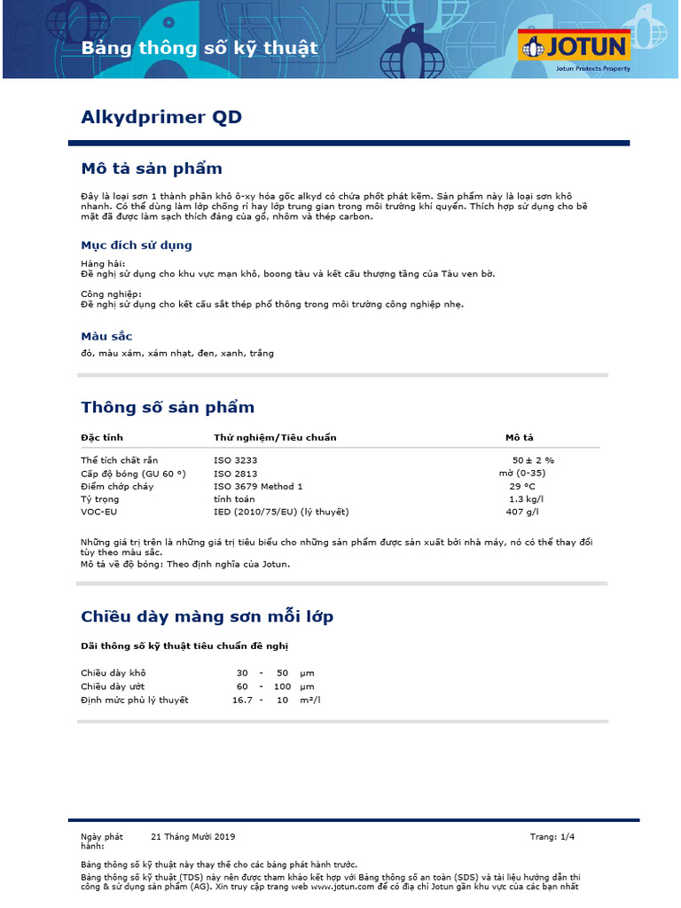 Alkydprimer QD | PDF