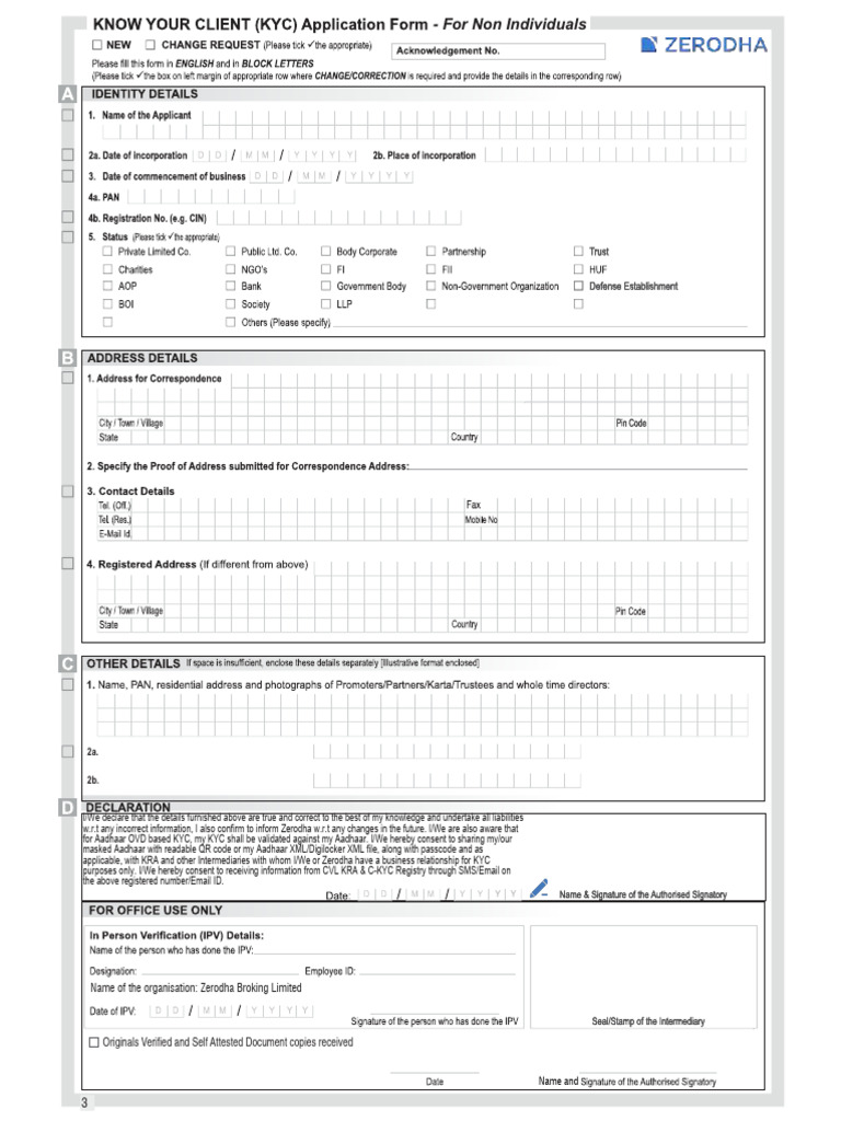 Non-individual-KYC | PDF