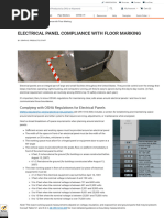 Safety Clearance Recommendations For Electrical Panel | PDF
