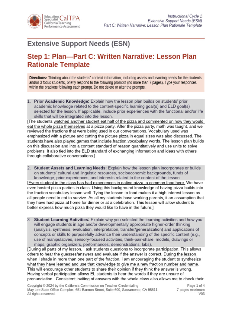 Pyount LessonPlanRationale | PDF | English As A Second Or Foreign ...
