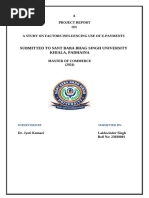 Sbi Summer Internship Project Correct 1 | PDF | Banks | Sampling ...