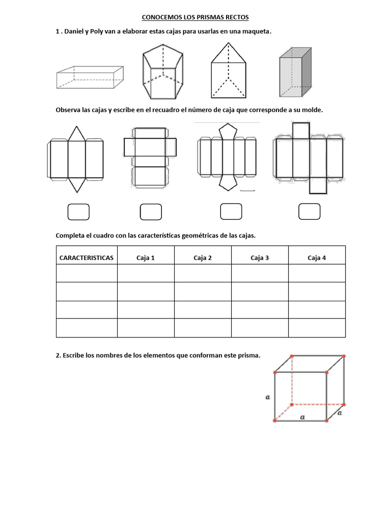 Explorando Prismas Rectos | PDF