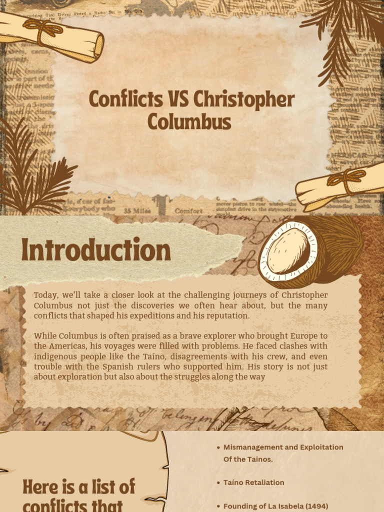 Columbus's Conflicts and Controversies | PDF | Christopher Columbus ...
