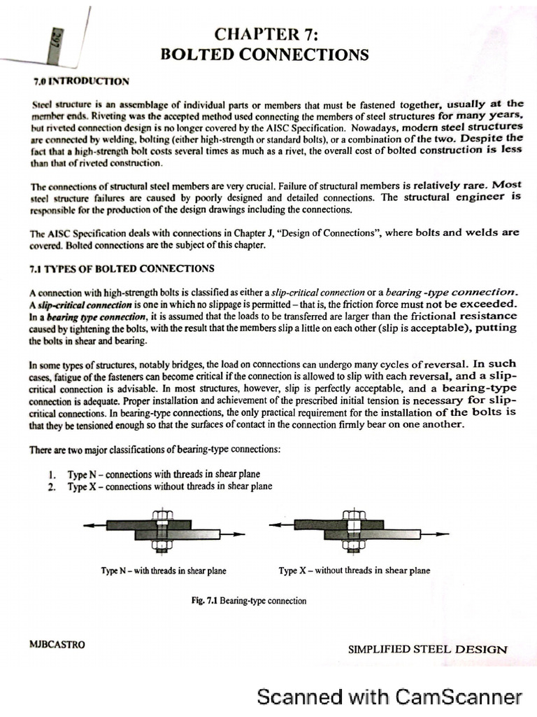 Bolted Connection | PDF