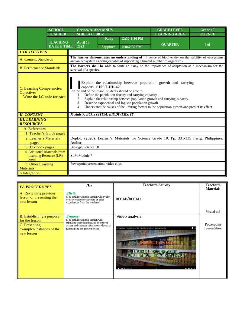 wk9ecosystem | PDF | Natural Environment | Learning