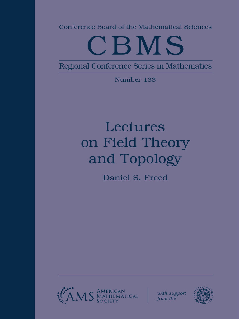 Lectures On Field Theory and Topology (Daniel S. Freed) (Z-Library ...
