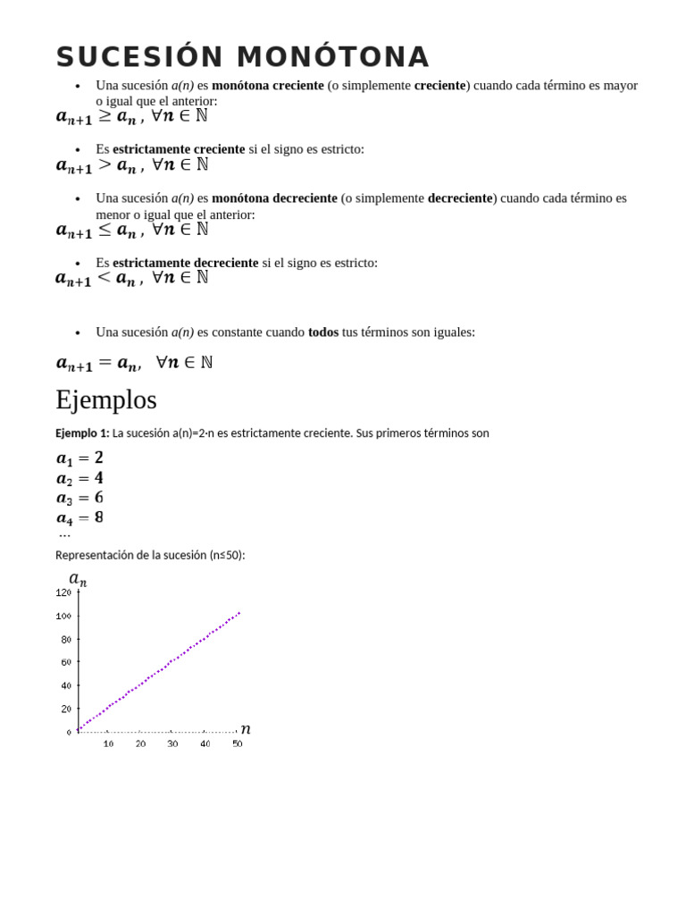 Sucesión Monótona | PDF