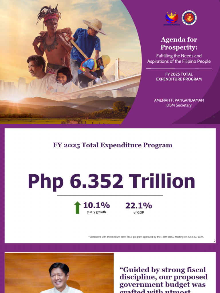 (DBM) FY 2025 NEP Presentation To Senate - Fin | PDF | Philippines ...