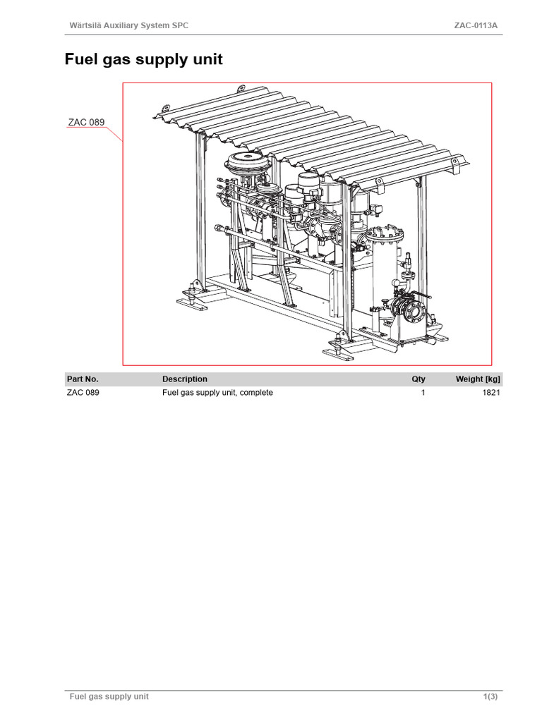 Fuel Gas Supply Unit | PDF | Valve | Pressure Measurement