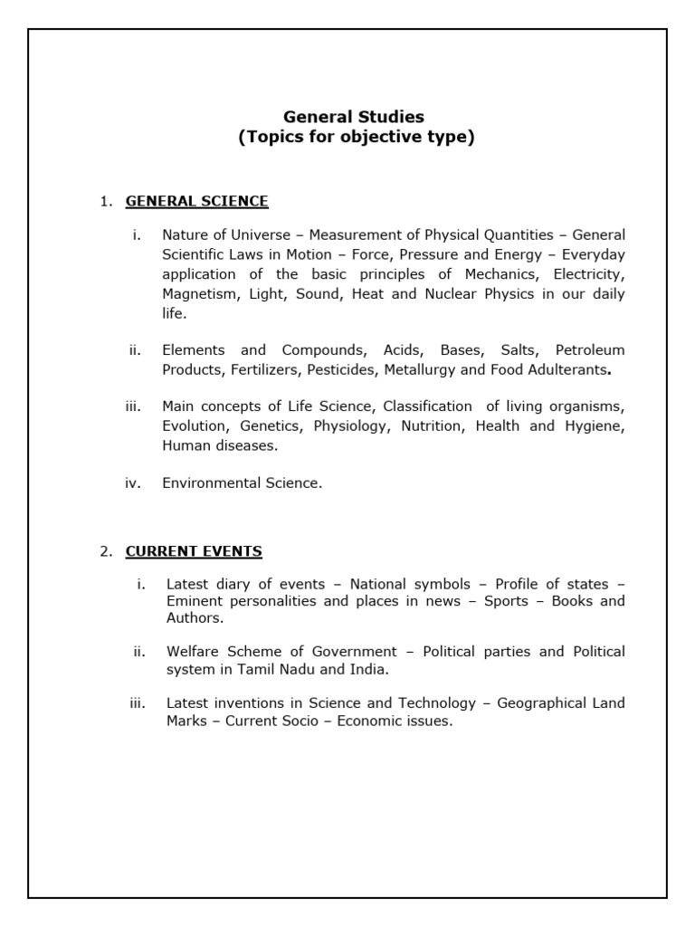 67 General Studies | PDF