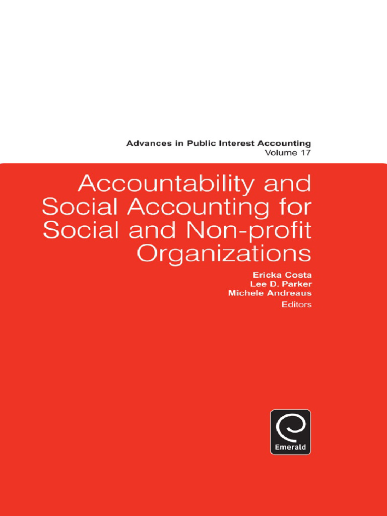 Accountability and Social Accounting For Social and Non-Profit ...