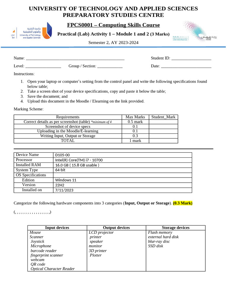 Computing Skills Lab Activity Guide | PDF | Computer Science | Computing