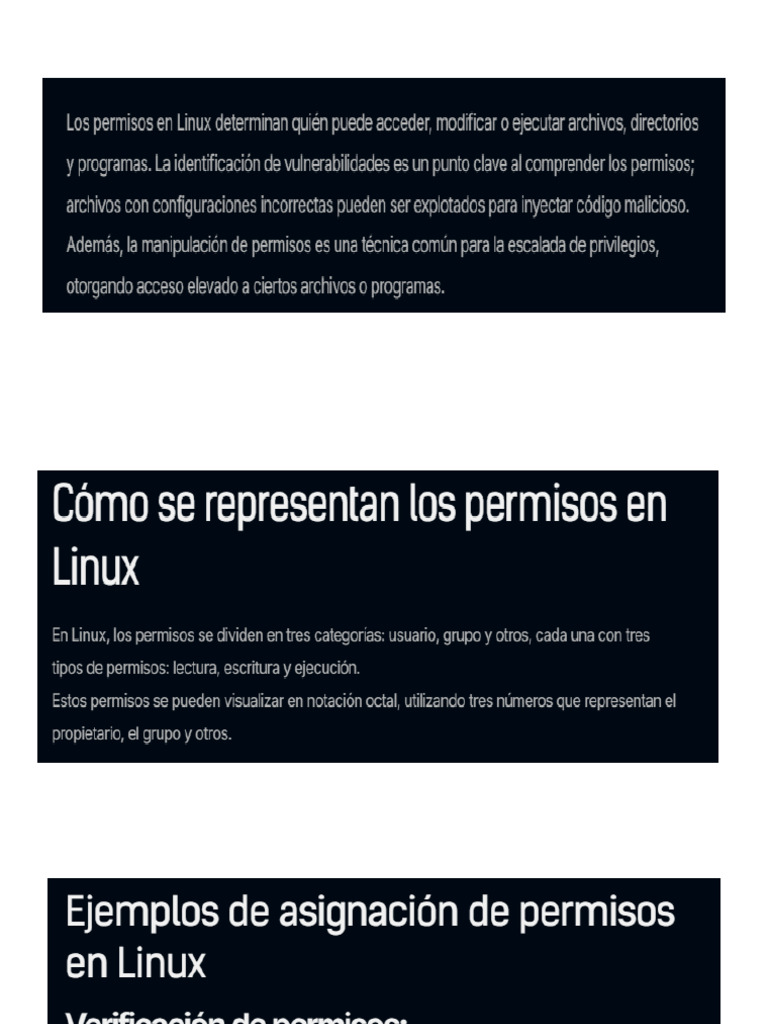 Permisos Linux | PDF