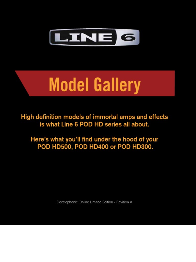 POD HD Model Gallery (Rev A) - English | PDF