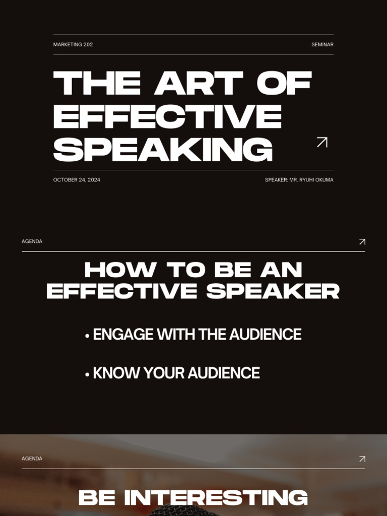 The Art of Effective Speaking by Ryuhi Okuma PDF | PDF