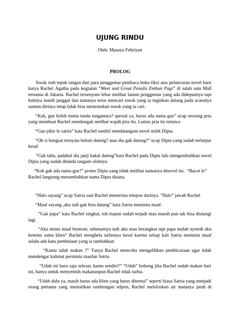 CERITA IMEL DAN YASMIN Uii | PDF