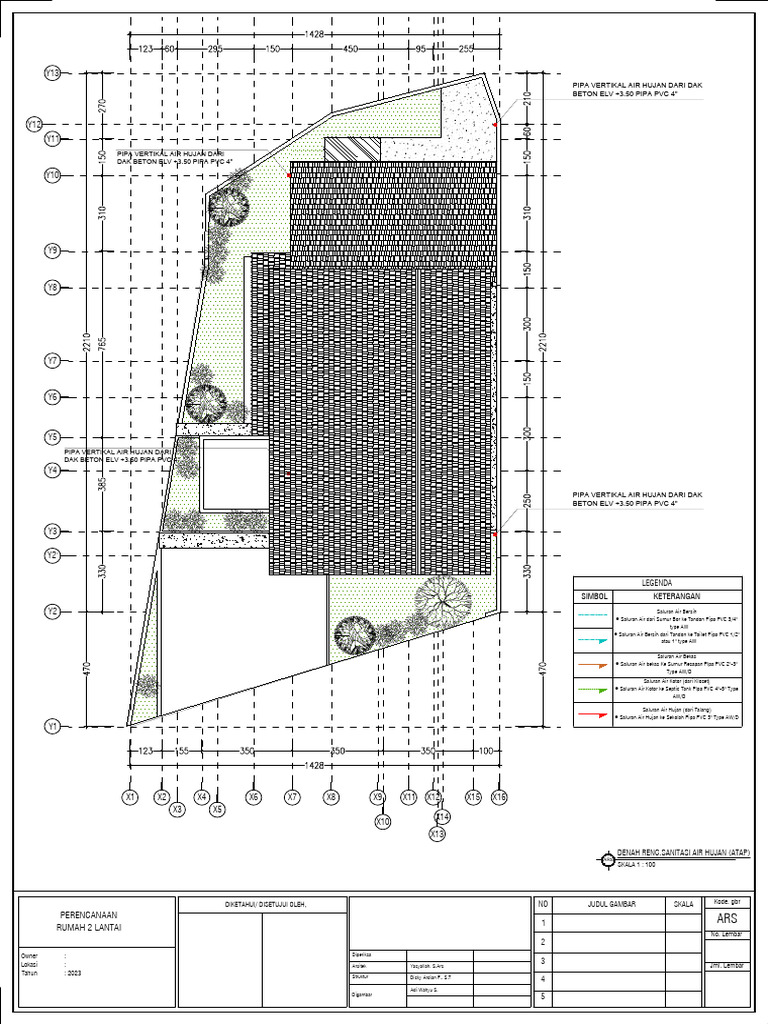 27.denah Inst Air Hujan 2 | PDF