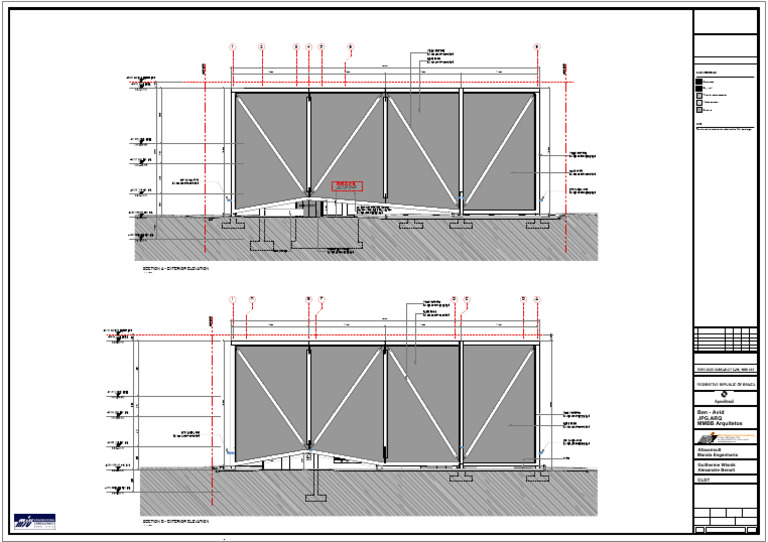 BR Expo FD - B107 - Exterior Elevations-B107 | PDF | Design | Civil ...