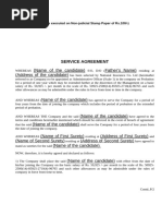 TCS Service Agreement and Surety Form | PDF | Guarantee | Virtue