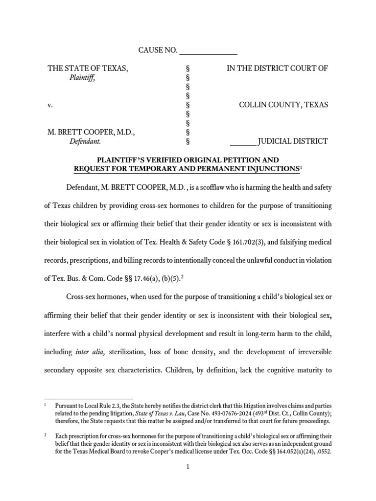 DR Cooper SB 14 Petition File Stamped | PDF | Medical Prescription ... DR Cooper SB 14 Petition File Stamped | PDF | Medical Prescription ...