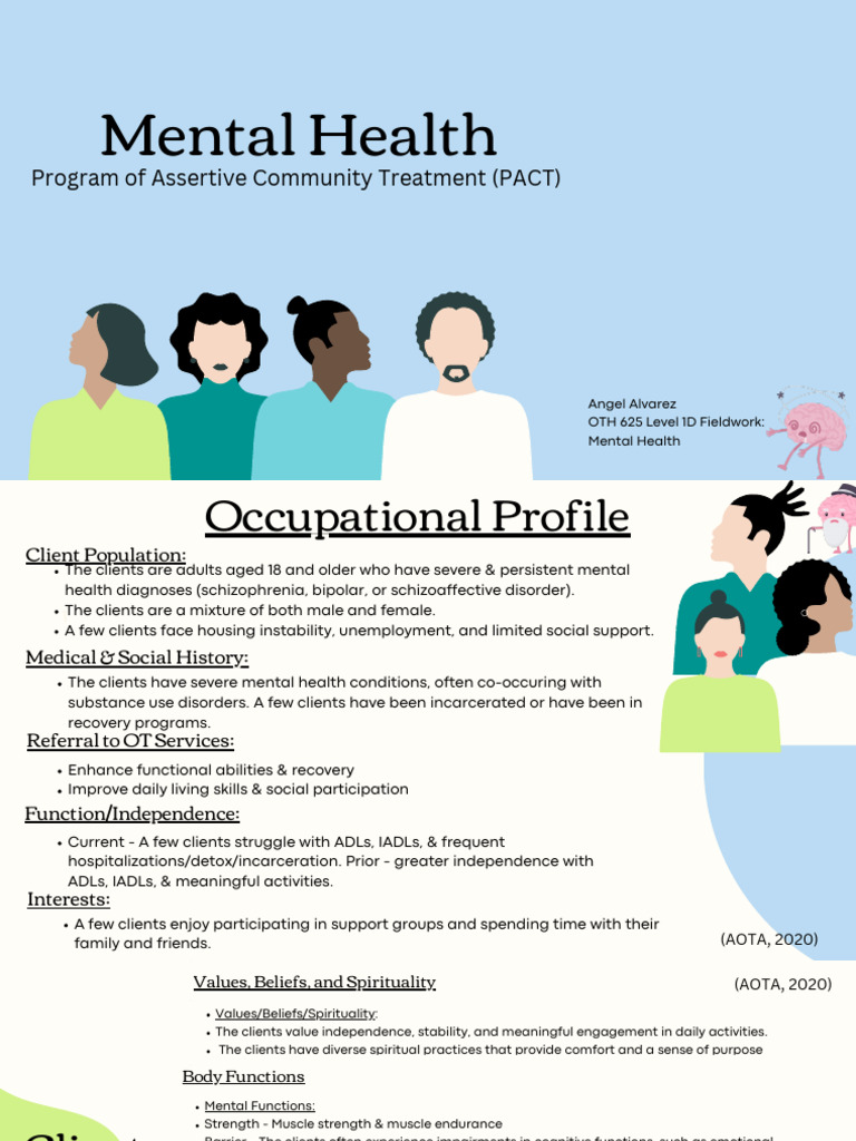 OTH 625 Alvarez Mental Health Presentation | PDF | Mental Health ...