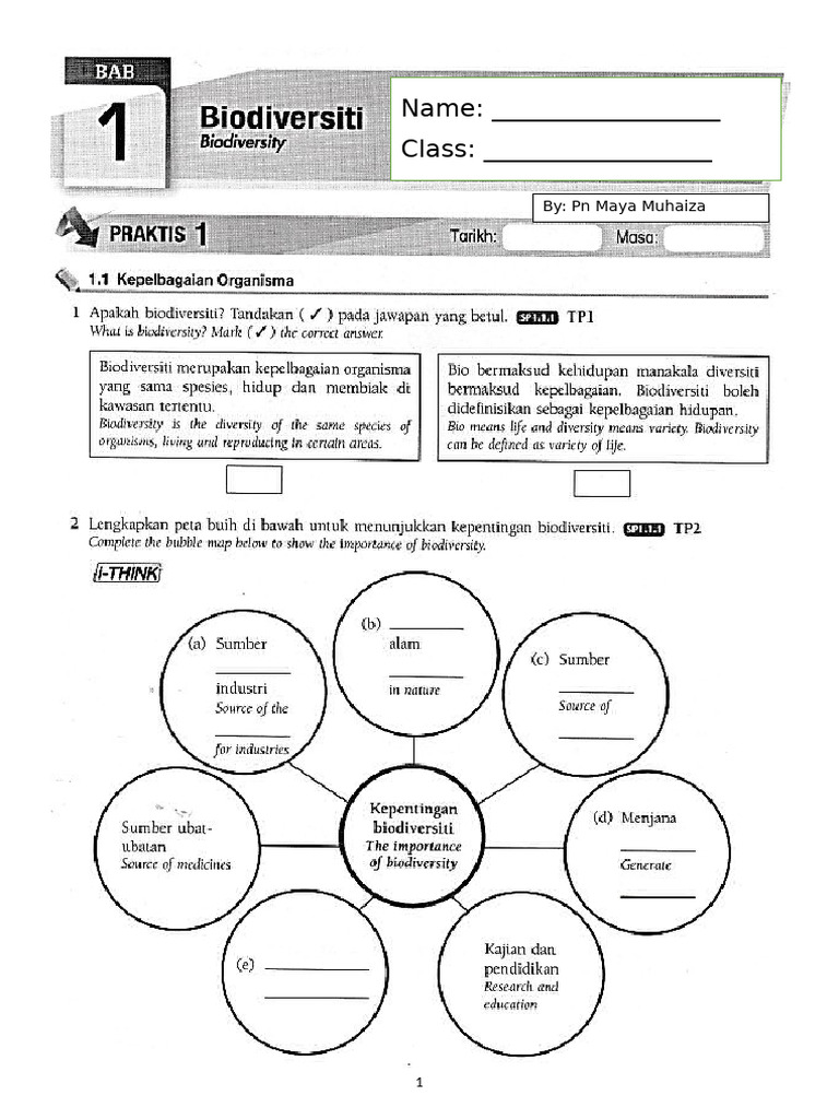 Chapter 1 Science F2 Homework Example | PDF