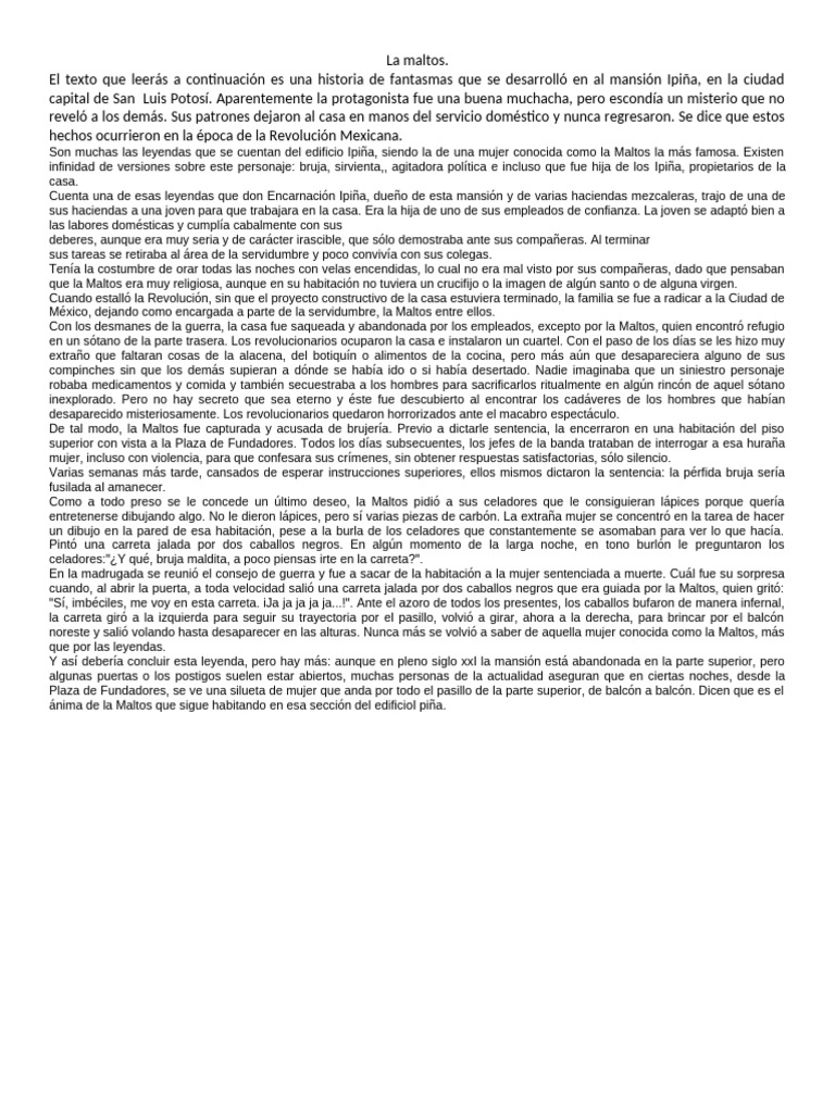 La Maltos | PDF
