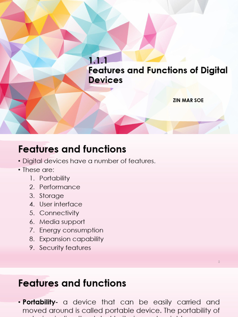 Digital Device Features Guide | PDF | Graphical User Interfaces | Command Line Interface