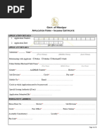 Income Certificate Application Form | PDF