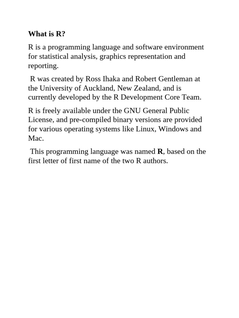 CH 4 Data Analytics With R and Weak Machine Learning | PDF | R (Programming Language) | Control Flow