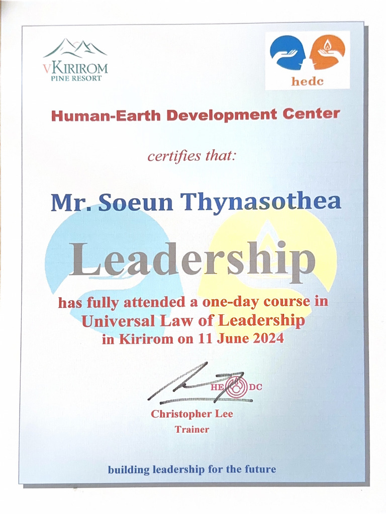 HEDC Leadership Session | PDF