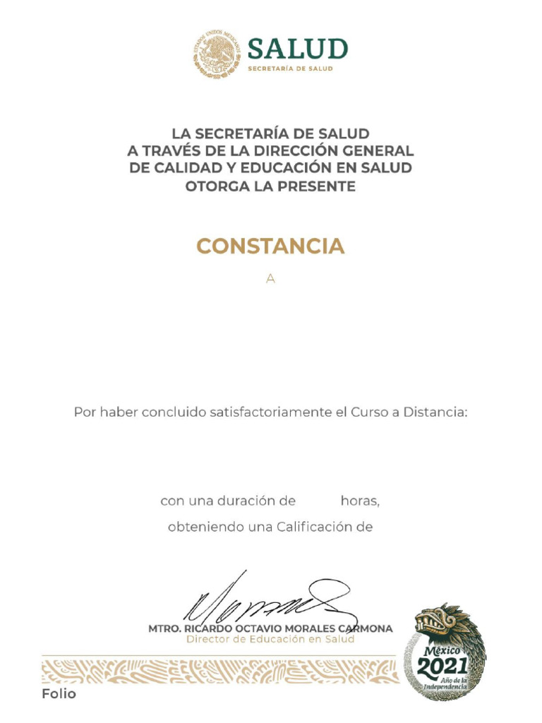 Constancia Nom 046 | PDF